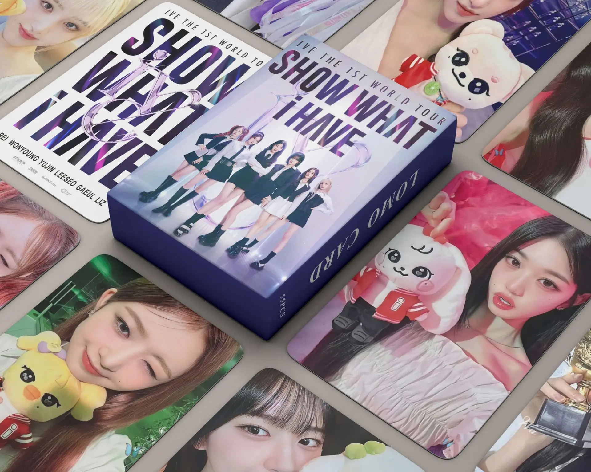 GAEUL-LIZ-REI-LEESEO-YuJin-Jang-Wonyoung-KPOP-Idol-55pcs-box-IVE-World ...