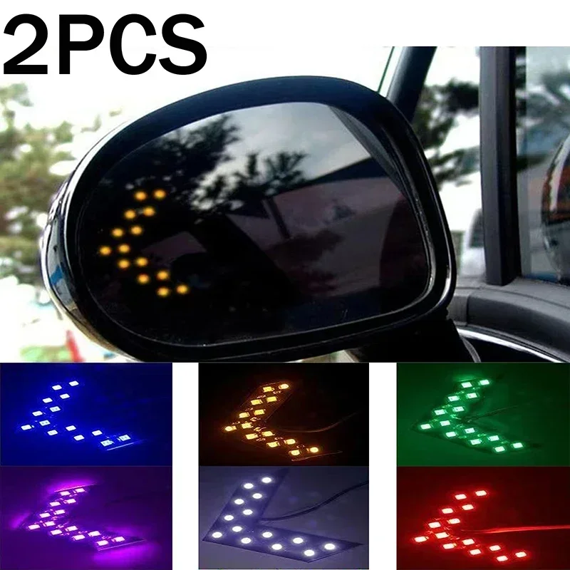2pcs-automobile-LED-Arrow-Panel-car-Motorcycles-Rearview-Mirror ...