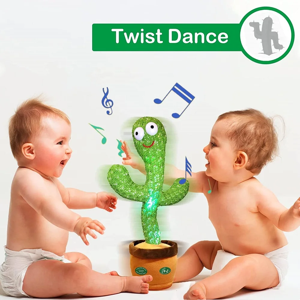 Kids Dancing Talking Cactus Toys For Baby Boys And Girls, Talking Sunny ...