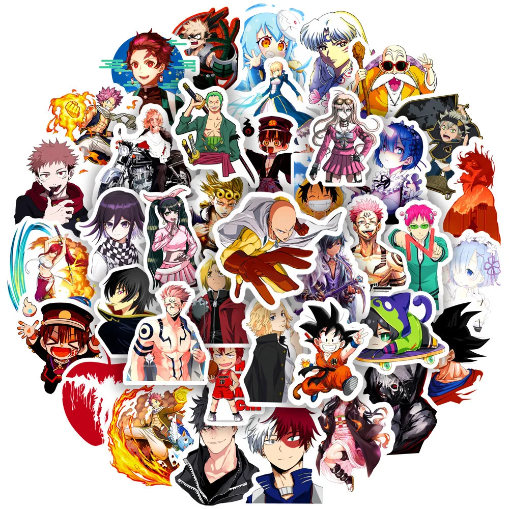 Japanese-Glassic-Cartoon-Anime-Game-Stickers-For-Car-Laptop-Phone ...