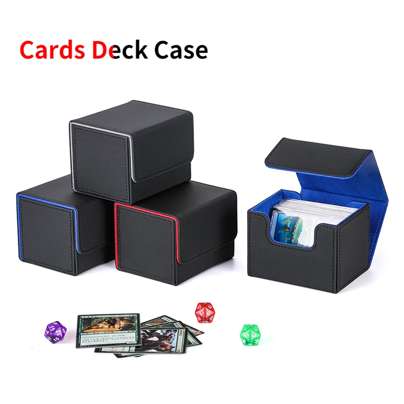 Top Loader Card Storage Box | Deck Protectors Container | Card Deck ...