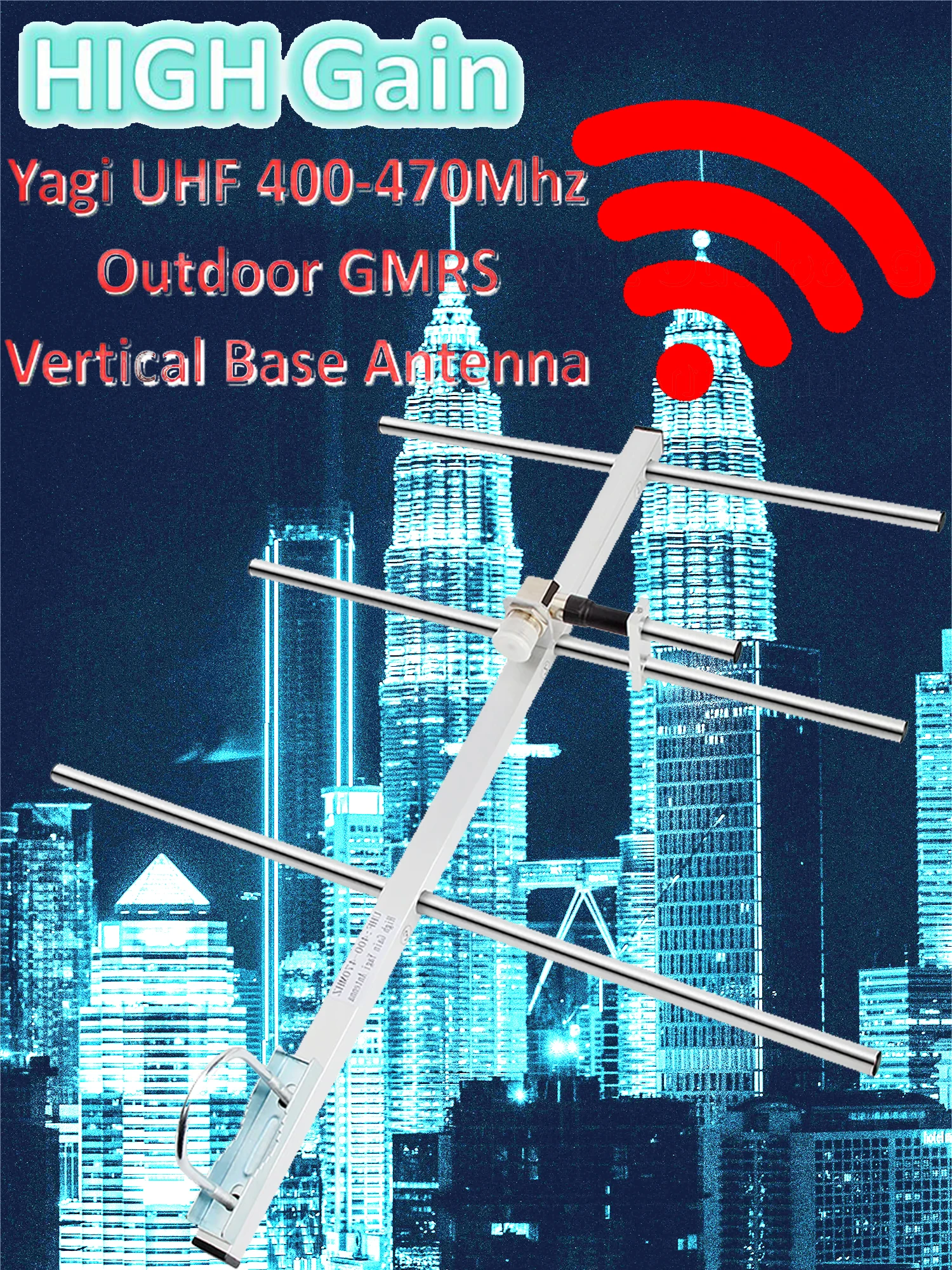 YNIBST-antena-Yagi-UHF-400-470Mhz-de-alta-ganancia-para-exteriores-Base-Vertical-GMRS-para ...
