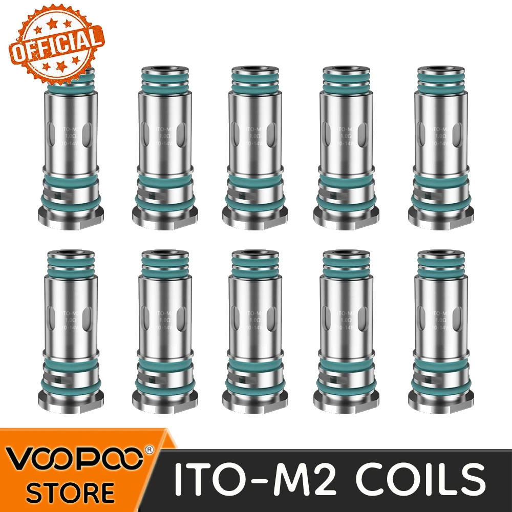 Official-VOOPOO-ITO-M2-Mesh-Coils-1-0ohm-MTL-Coil-10-14W-Fit-VOOPOO ...