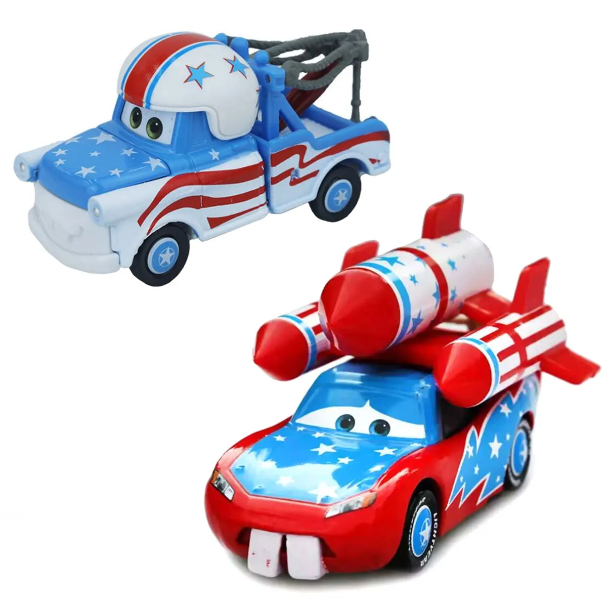 Disney-Pixar-Cars-Rocket-Fireworks-McQueen-Helmet-Mater-Diecast-Car ...