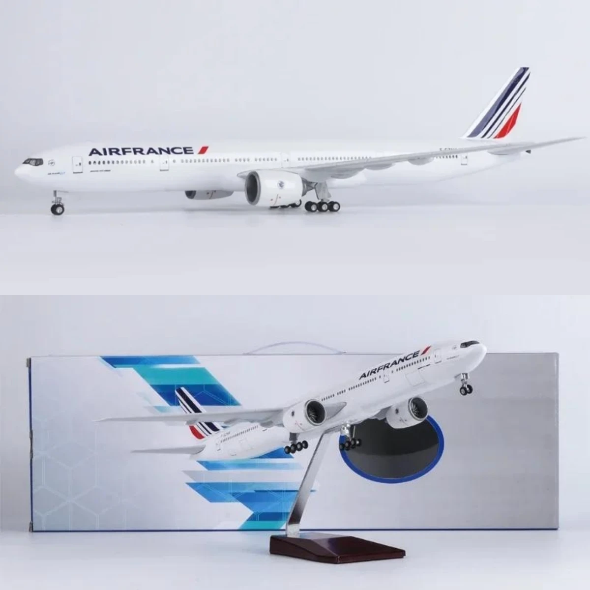 1-157-Scale-47cm-Large-777-Airplane-Model-Air-France-Boeing-B777 ...