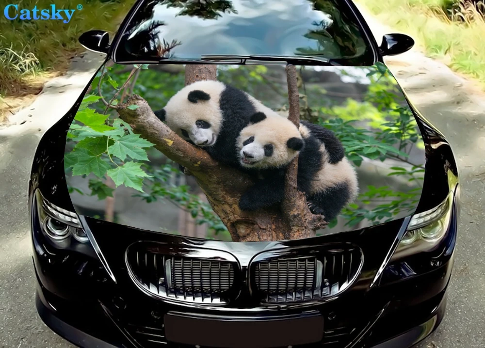 Panda-panda-car-sticker-panda-sticker-Car-Floor-Mats-Car-hood-wrap-lion ...