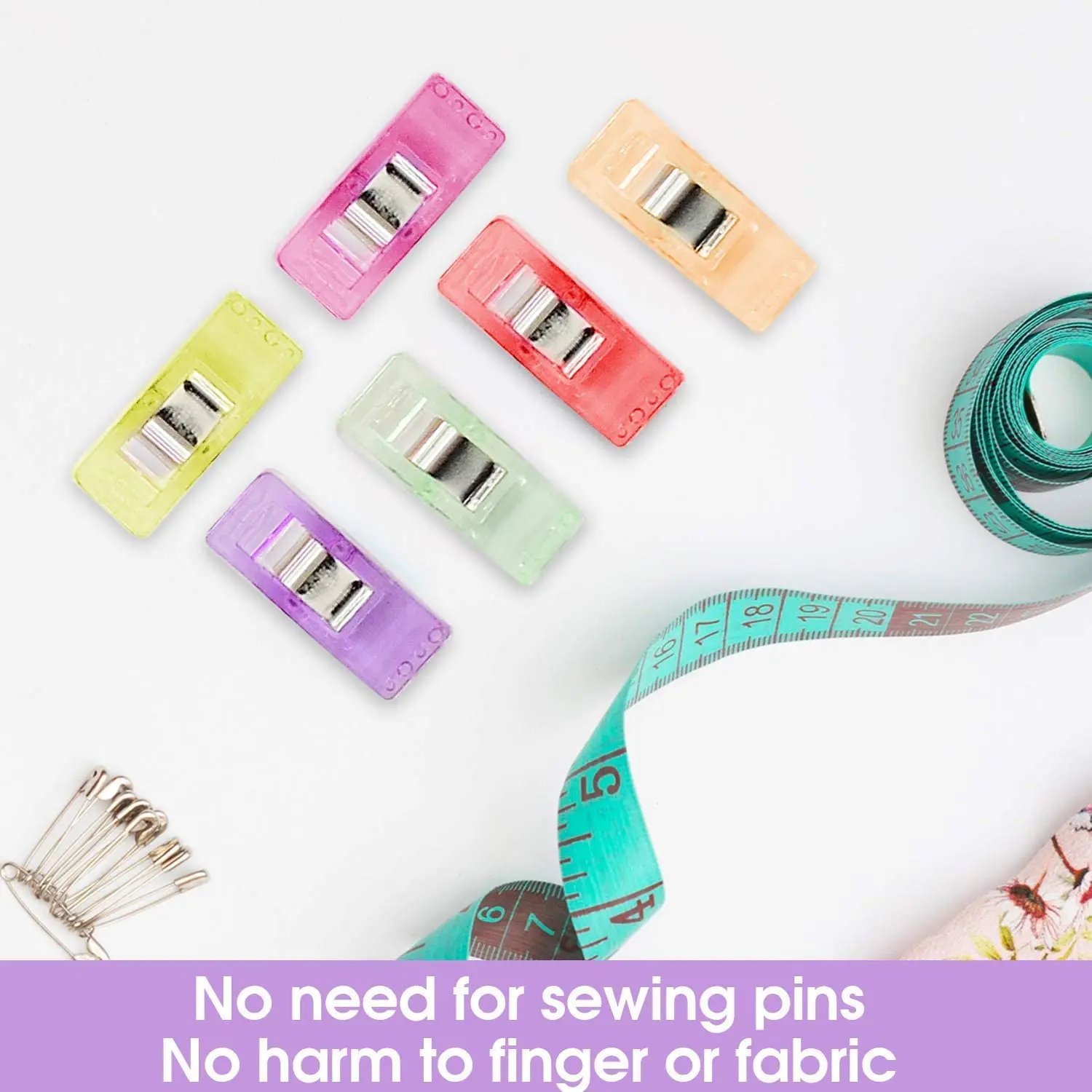 Pince couture-biais,Pinces à coudre polyvalentes, 50 pièces, Clips ...