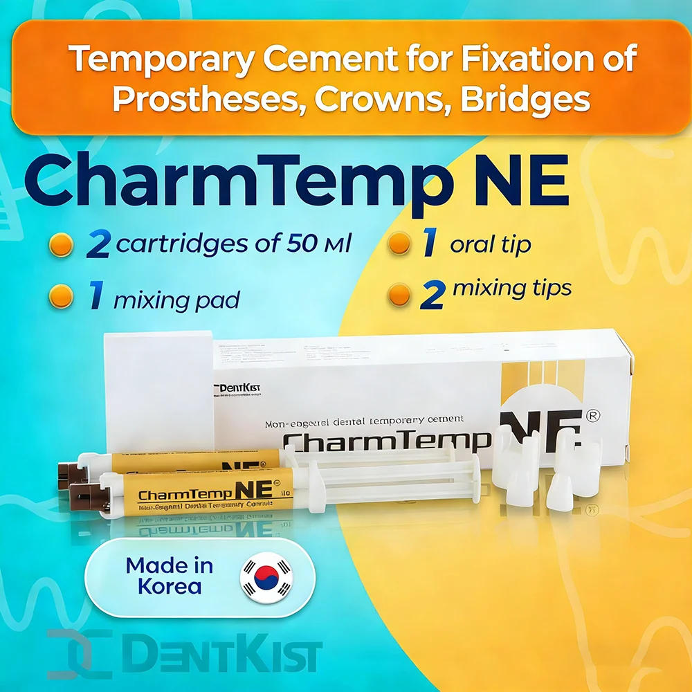 Dental Temporary Cement Not Evgenol Glue for Crowns Bridges Charmtemp ...