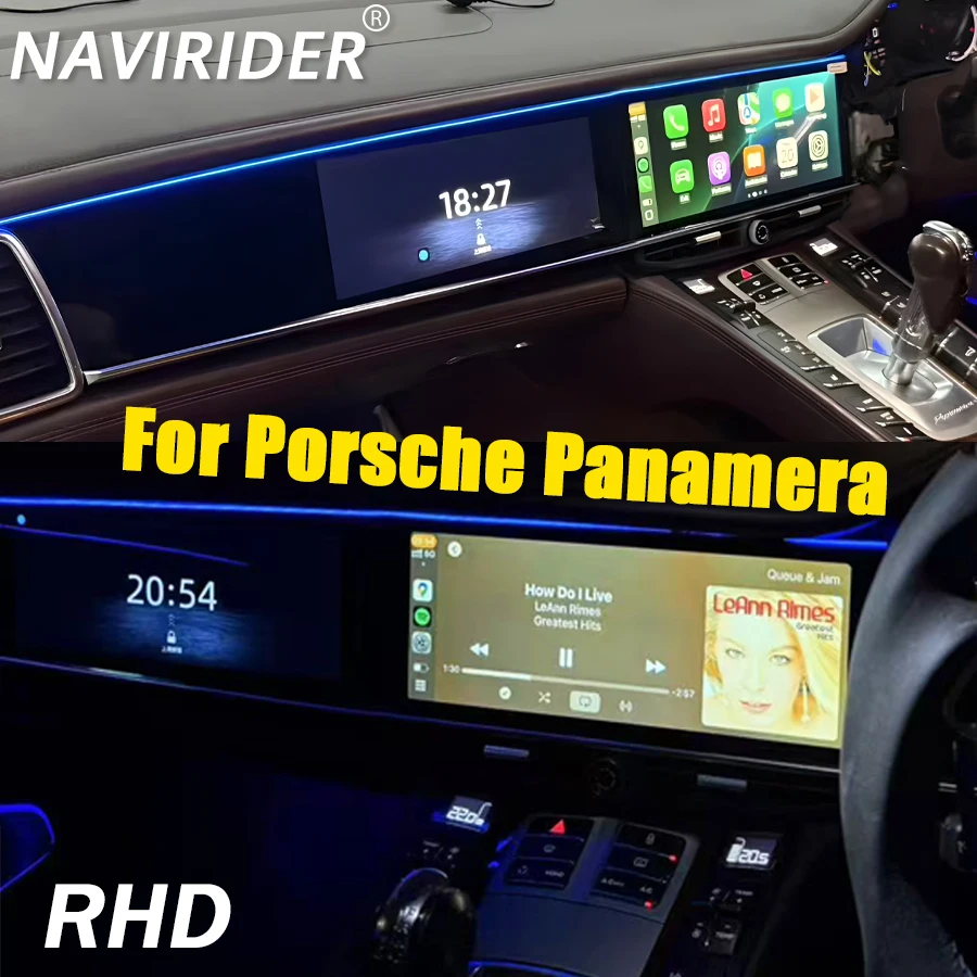 RHD Dual Screen For Porsche Panamera 970 2010-2016 Upgraded Android Car ...