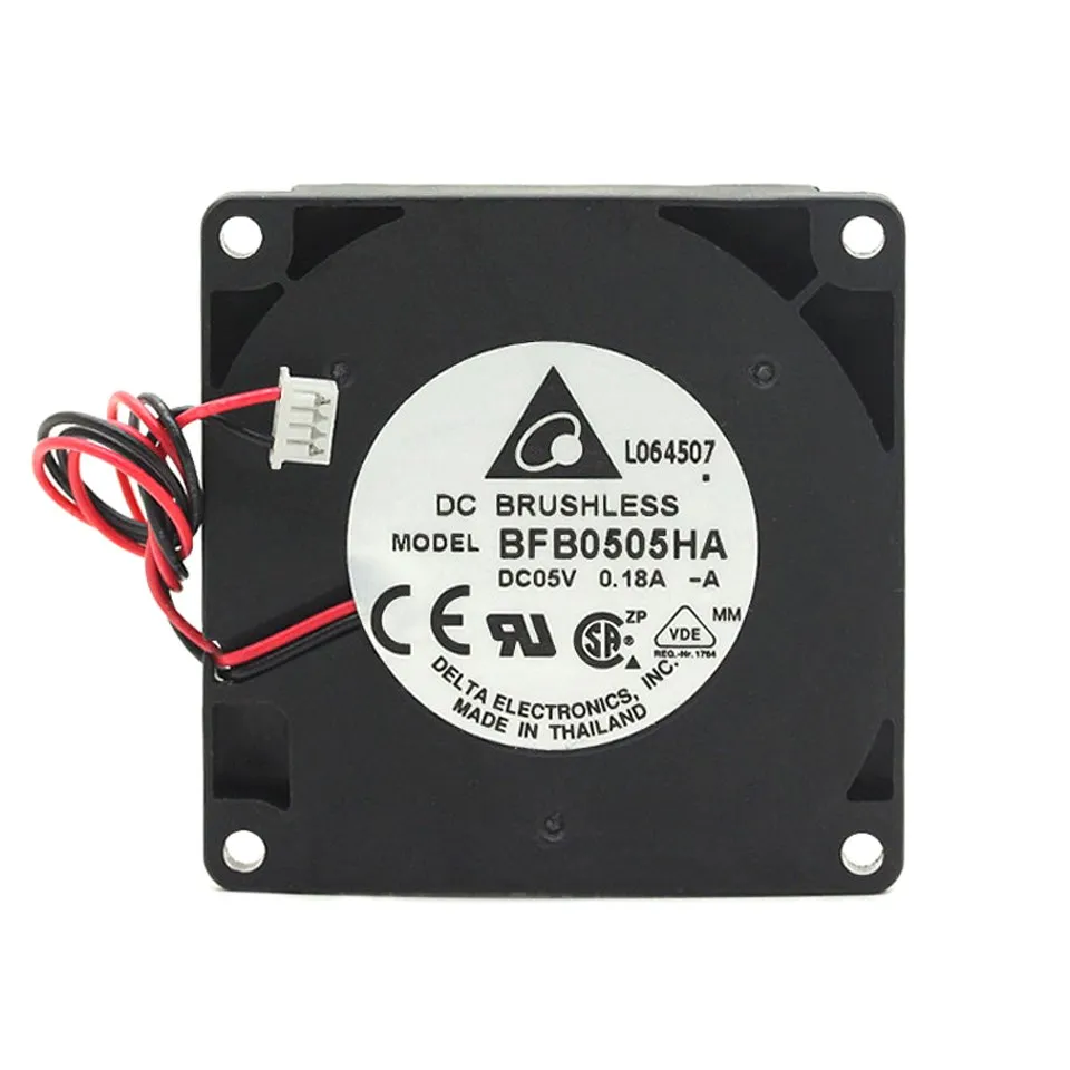 For-Delta-50mm-BFB0505HA-A-Fan-5V-0-18A-5010-Side-Turbine-Blower ...