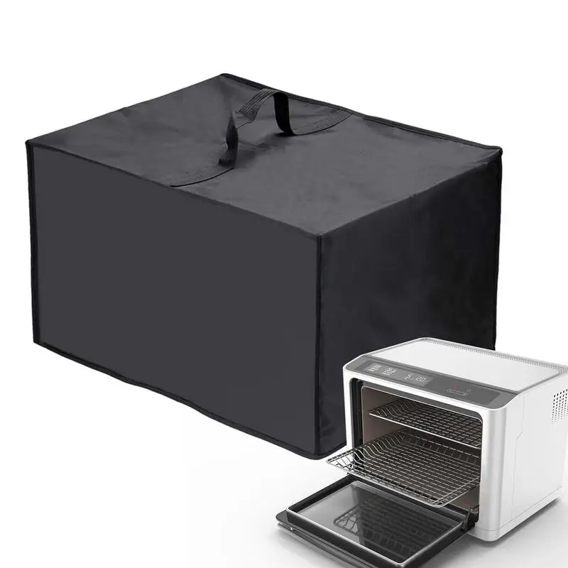Micro-wave-oven-dust-cover-oven-black-Nylon-Cover-cloth-with-handle ...