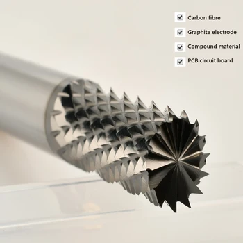Solid Carbide Corn End mill Milling Cutter Bits 3.15, 4, 6, 8mm For ...