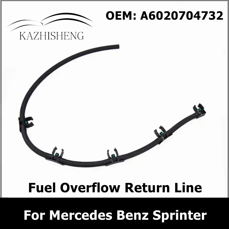 A6020704732-Fuel-Overflow-Return-Line-Injector-Hose-for-Mercedes-Benz ...