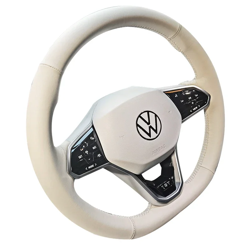 Leather-Hand-Sewing-for-VOLKSWAGEN-VW-ID-4-ID4-ID-3-ID3-Car-Steering ...