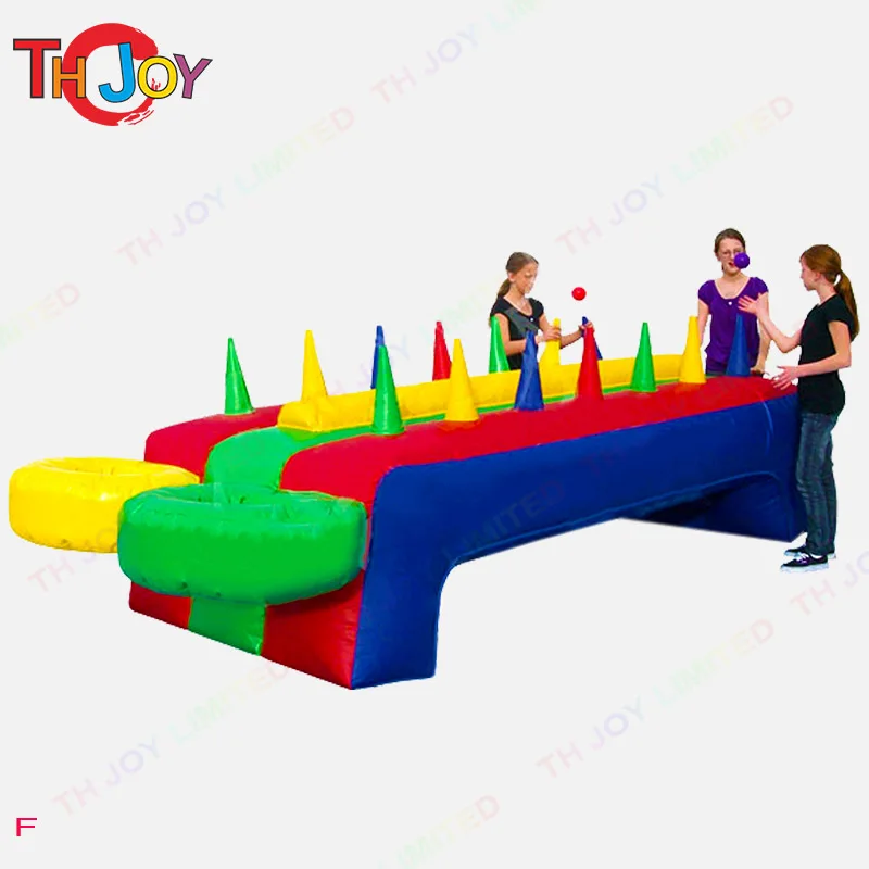 free air shipping! 3x1.5m Kids inflatable Hoverball race passing ball ...