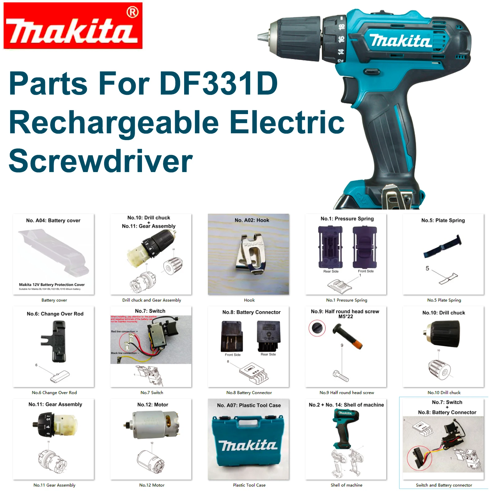 Makita Power Tool Parts
