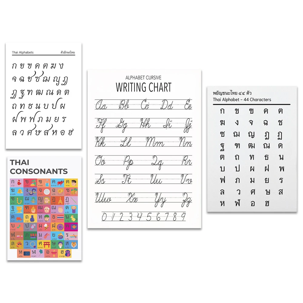 Thai Alphabet Chart Printable
