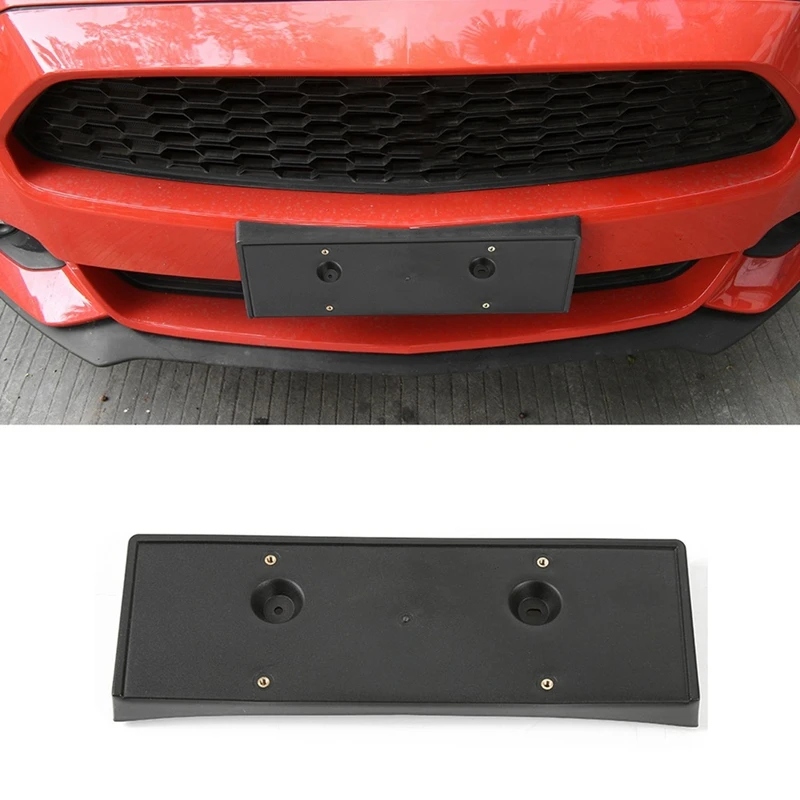 Car Front Bumper License Plate Mount Bracket Holder For Ford Mustang ...