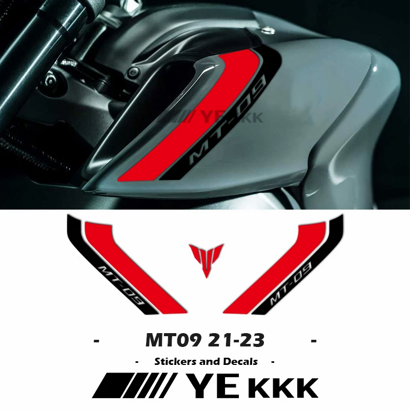 Two-Color-Design-MT09-21-23-Air-Scoop-Intake-Side-Cover-Sticker-Set-For ...