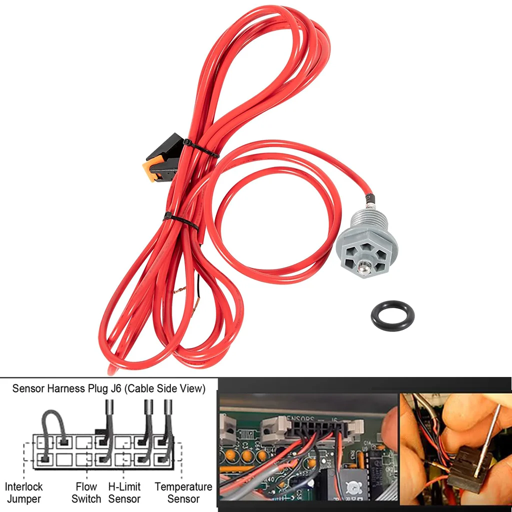 6600-167 Temperature Sensor with Curled Finger Connectors & 6540-228 O ...