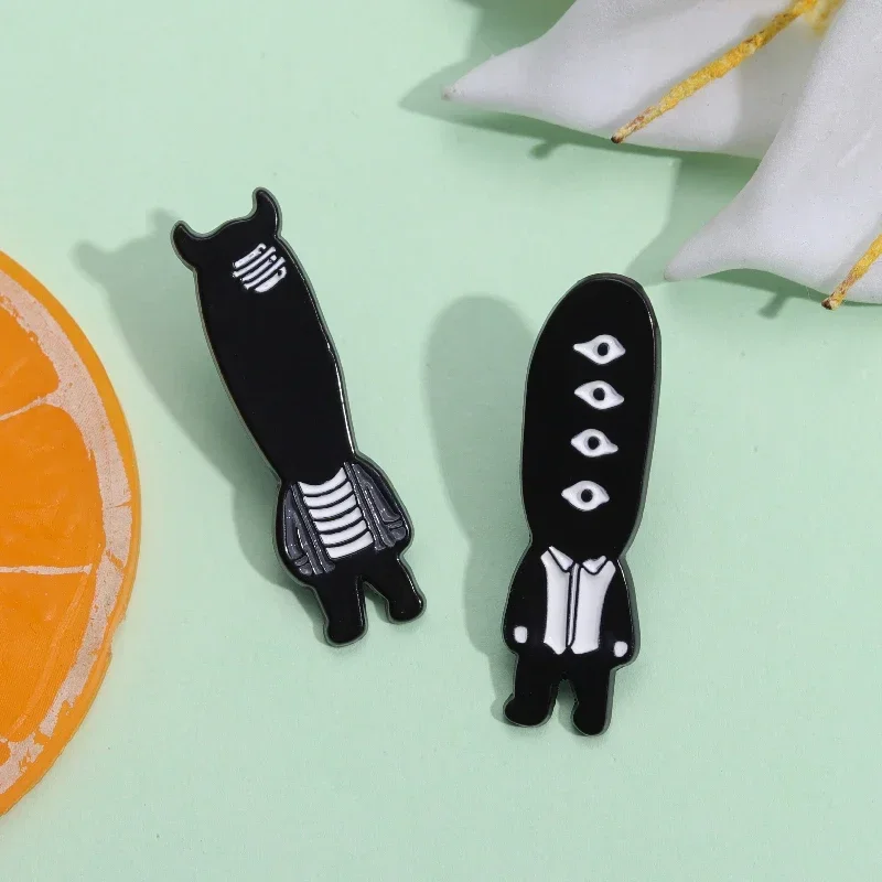 Cartoon Comic Goodnight Punpun Enamel Pin Oyasumi Punpun Devil Horn ...