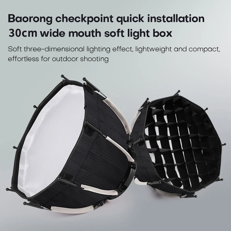 Quick-Release-Parabolic-Softbox-Beehive-Grid-Octagonal-Soft-Stand ...
