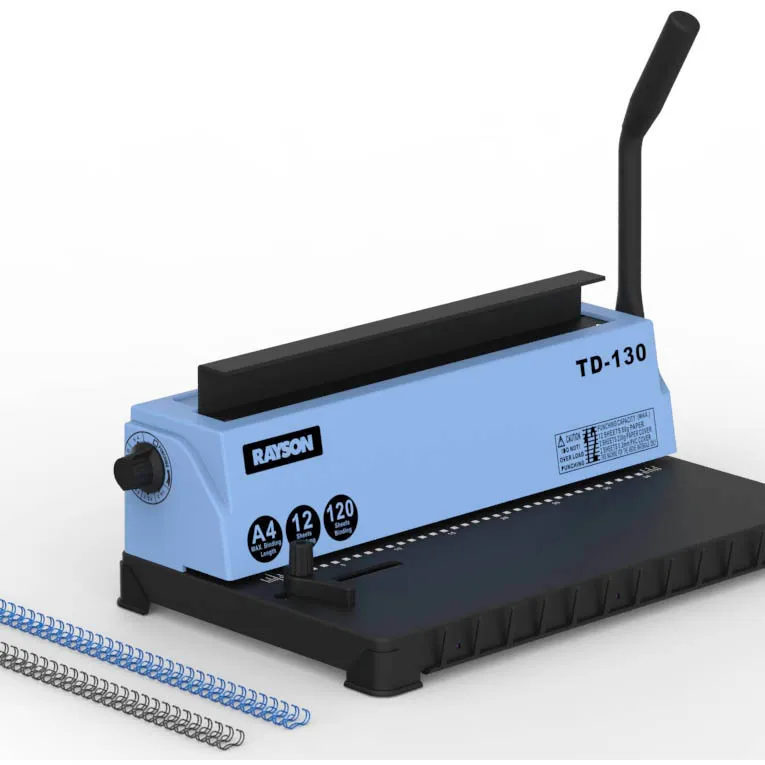 TD-130-Desk-Calendar-File-Binding-Machine-34-Hole-Punching-Machine ...