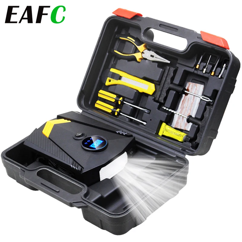 Tool-Box-Car-Air-Compressor-Intelligent-Tire-Inflatable-Pump-12V ...