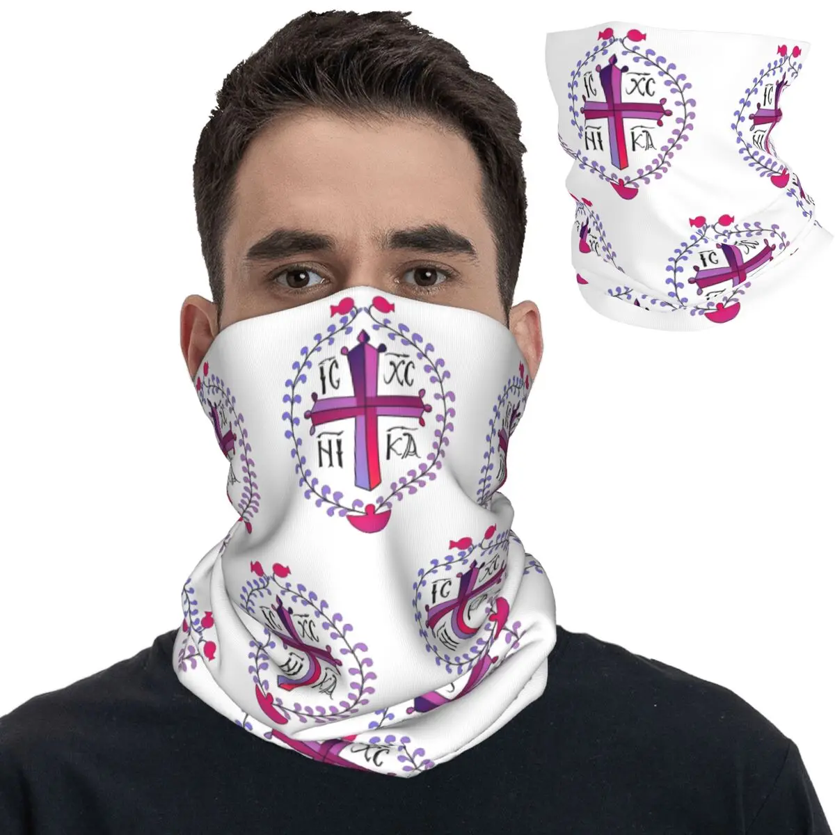 IC-XC-NIKA-Christogramme-Jesus-Christ-Bandana-Neck-Cover-Printed ...
