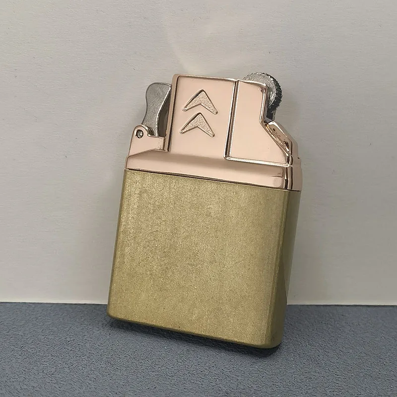 Chief-Double-Fire-Switch-Butane-Lighter-Brass-Windproof-Movement-Gas ...
