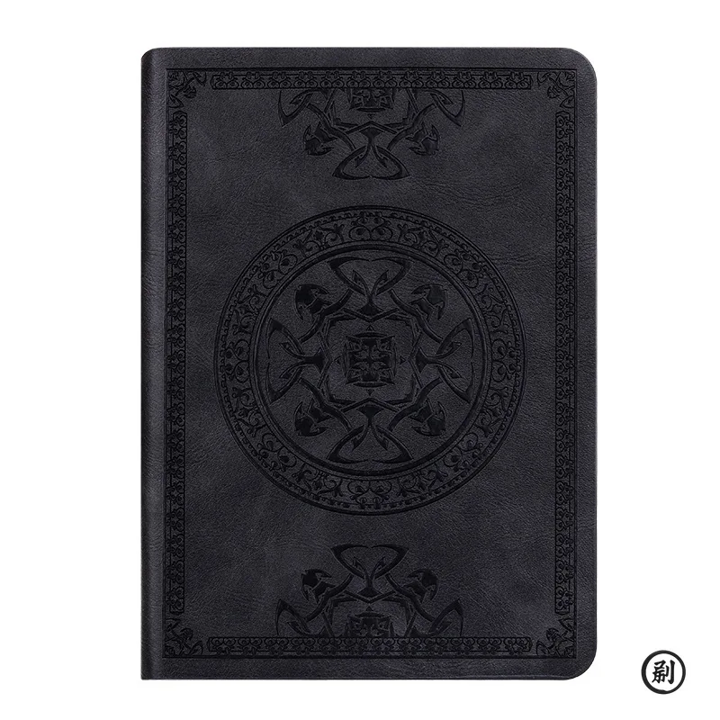 A6 Retro PU Leather Notebook - Mini Pocket Journal, Portable Notepad ...