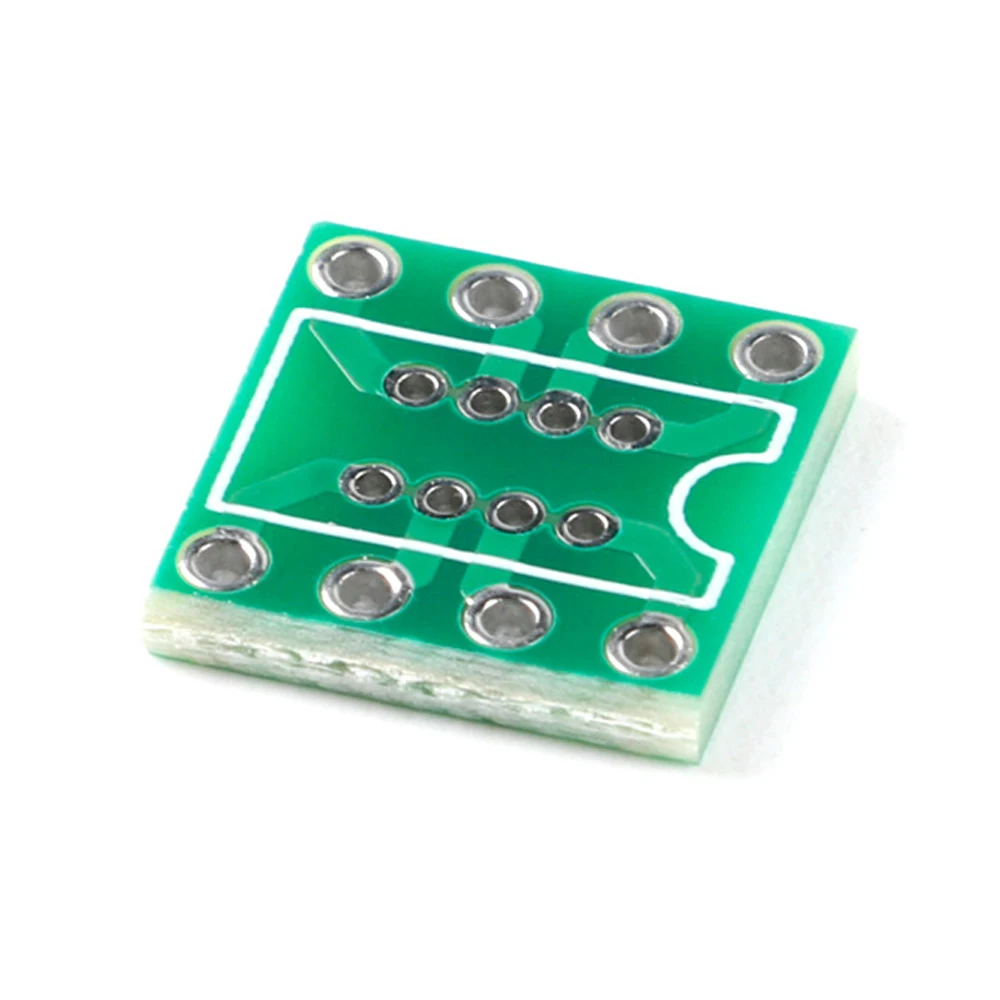 10pcs Dip8 Sop8 Transfer Board Adapter Pcb Pinboard Dip8 To Smd Dip Pin ...