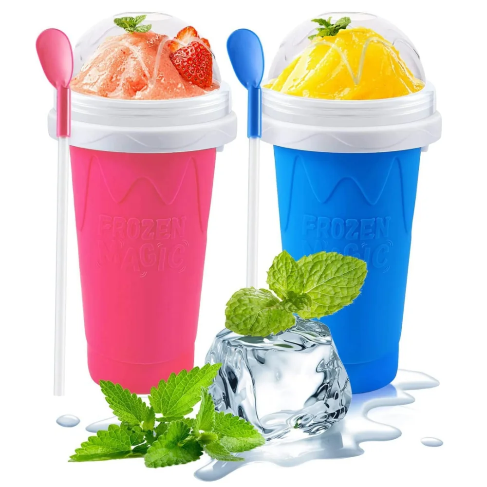 Capacity-Slushy-Cup-Summer-Squeeze-Homemade-Juice-Water-Bottle-Quick ...