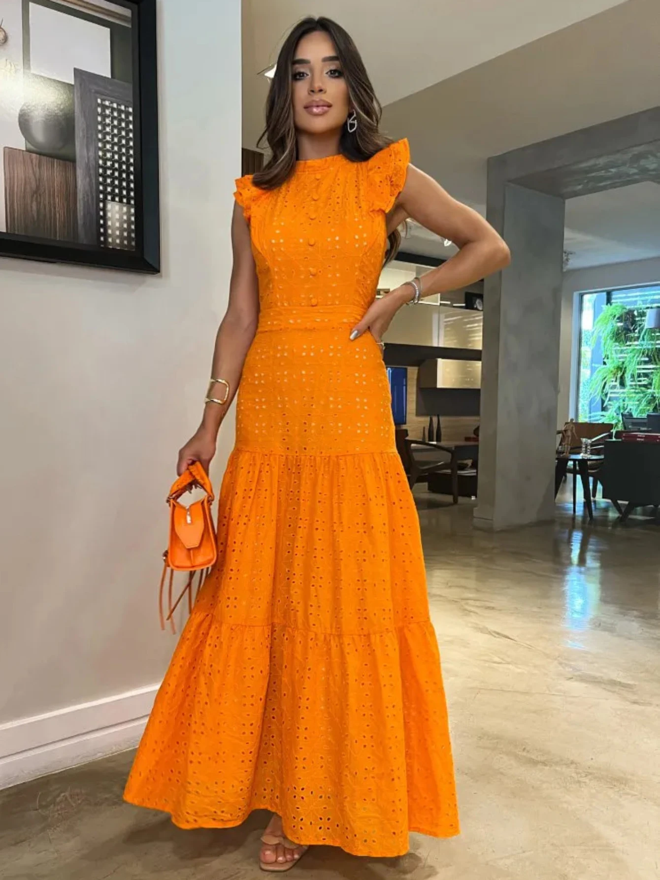 2024-Summer-New-In-Elegant-Long-Women-Dresses-Fashion-Strappy-Party ...