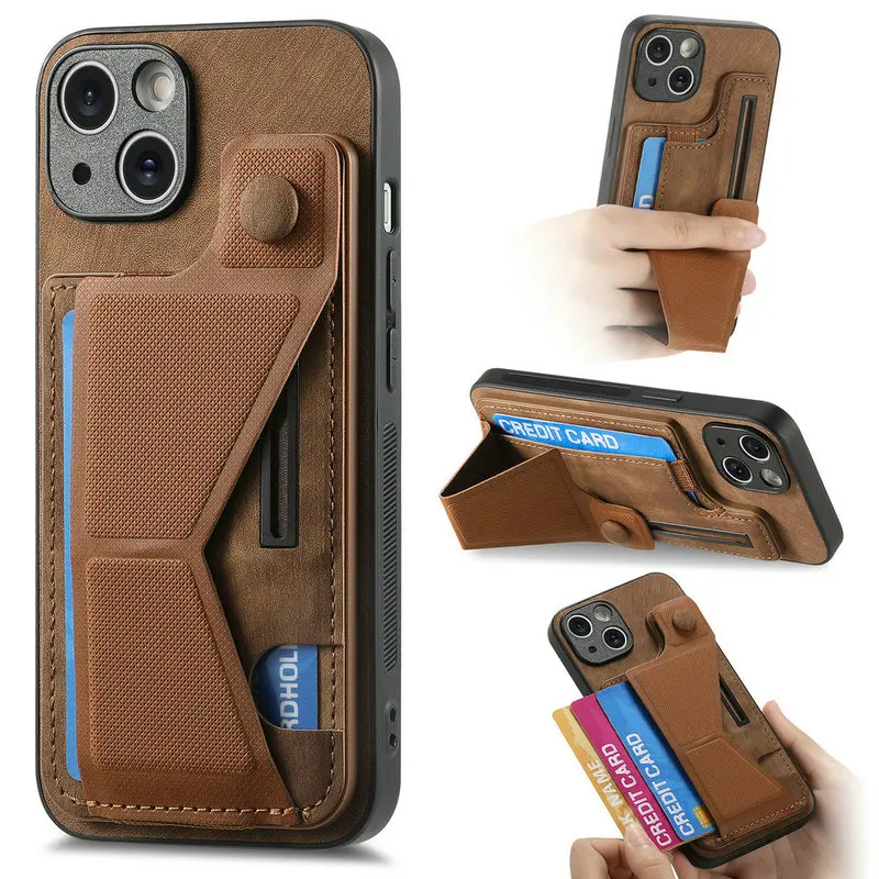 For-Poco-X6-F6-M6-Pro-X-6-Neo-5G-Sliding-Leather-Back-Case-Wristband ...