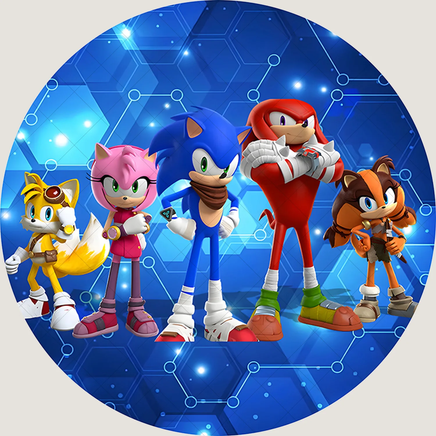 Fondo de fotografía con forma de círculo para decoración de baby shower ...