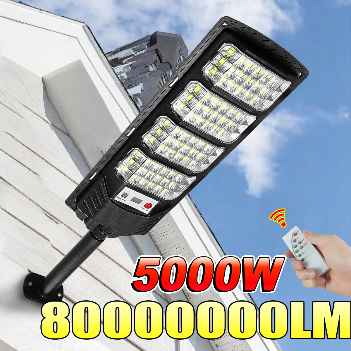 80000000LM Most Powerful LED Solar Light Outdoor Solarlamp With Motion ...