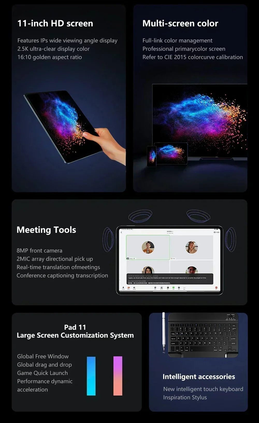 2024 Original Global Version Pad 6 Pro Tablet Snapdragon 888 Android 13 ...