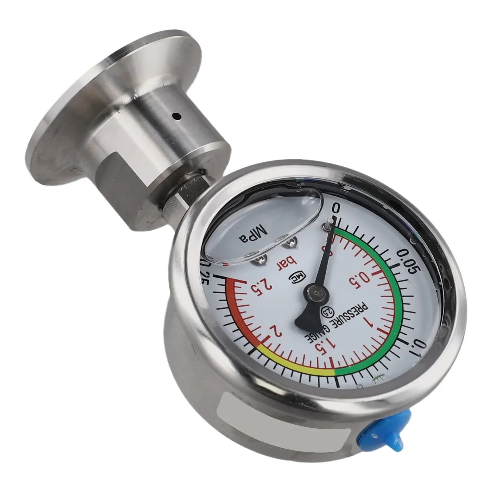 For Beverage Industry 0-0.25MPa Gauge Diaphragm Pressure Gauge ...