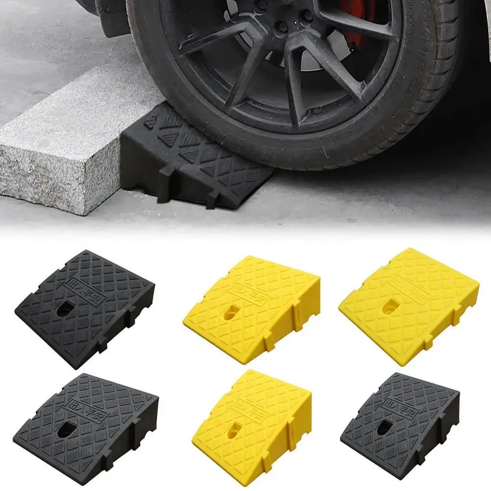 Car Wheel Driveway Ramps Anti-Slip PVC Threshold Bridge Trailer Track ...