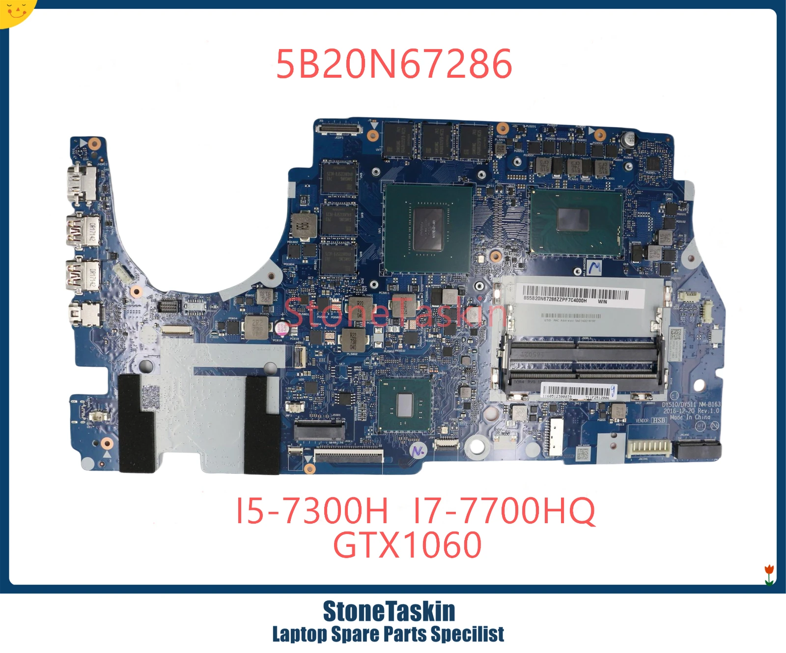 StoneTaskin-5B20N67286-For-Lenovo-Legion-Y720-15IKB-Loptop-Motherboard ...