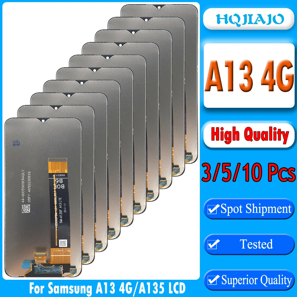 5PCS Original For Samsung Galaxy A13 4G LCD Display With Touch Screen ...