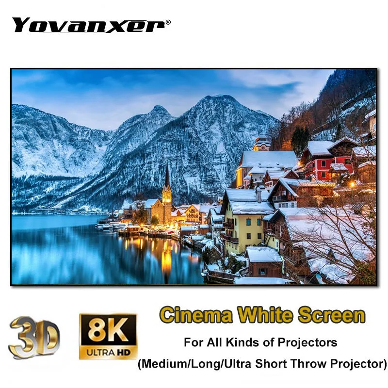 250-Inch-Max-Cinema-White-Projector-Screen-Large-Size-1cm-Ultra-Narrow ...