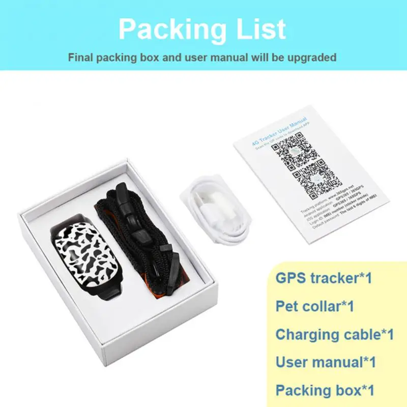 G61 4G Háziállatok Smart Colar Gps Tracker Ip67 Vízálló Kereső Eszköz Csengetése Ingyenes ...
