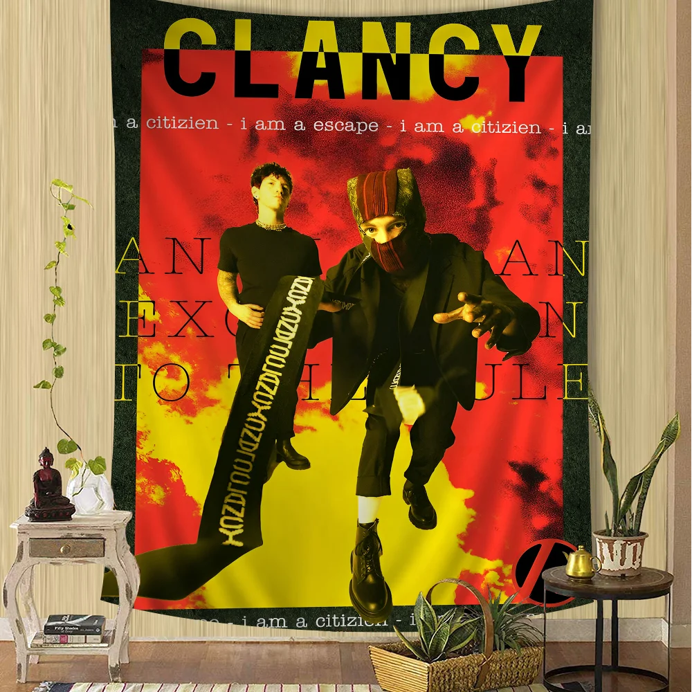 Twenty One Pilots Cartoon Tapestry Art Science Fiction Room Home Decor ...