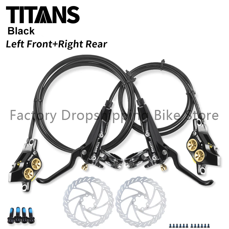 TITANS-TS410-One-body-System-4-Piston-Hydraulic-Disc-Brake-Set-3-Finger ...