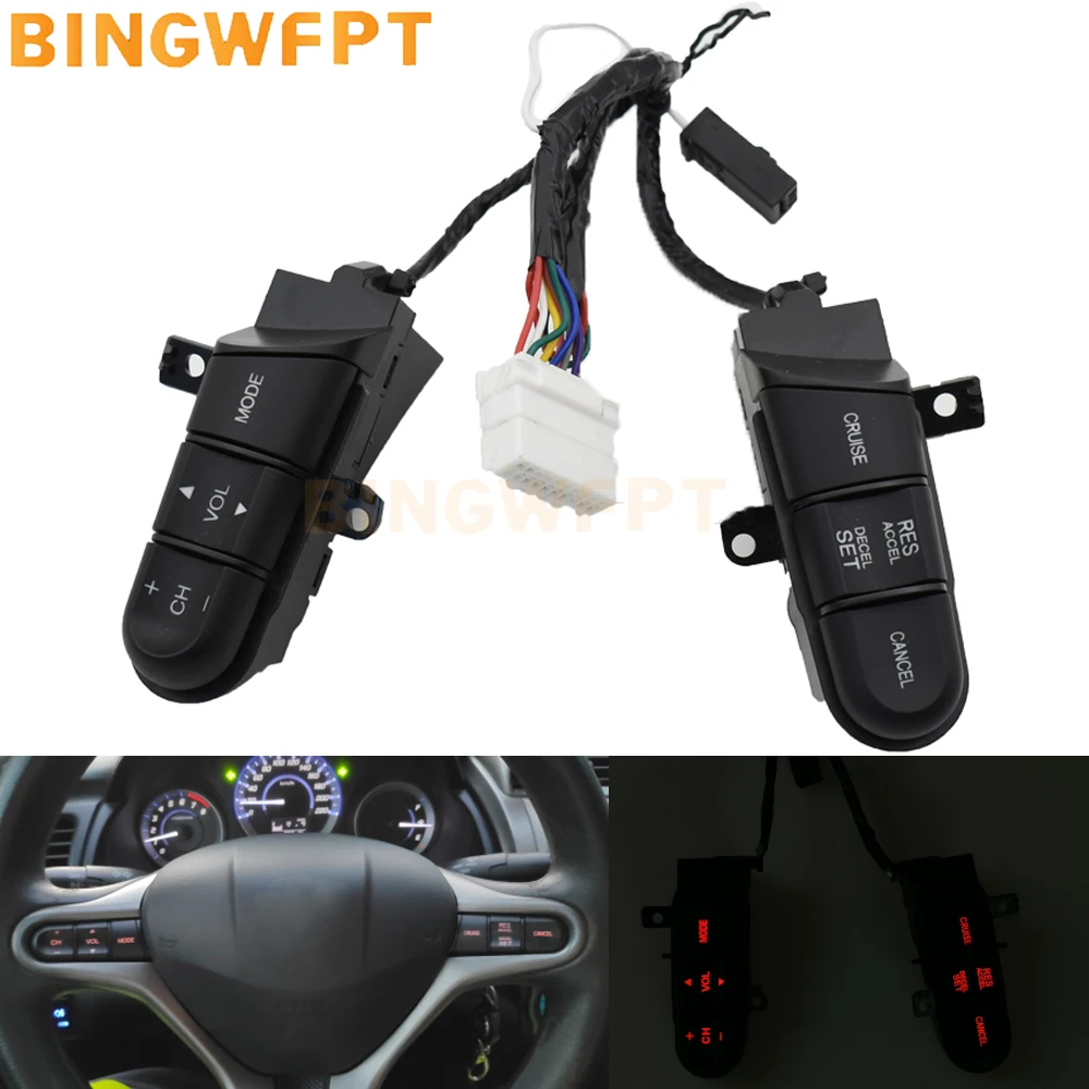 BINGWFPT-Premier-Quality-Steering-Wheel-Switches-Buttons-For-Honda ...