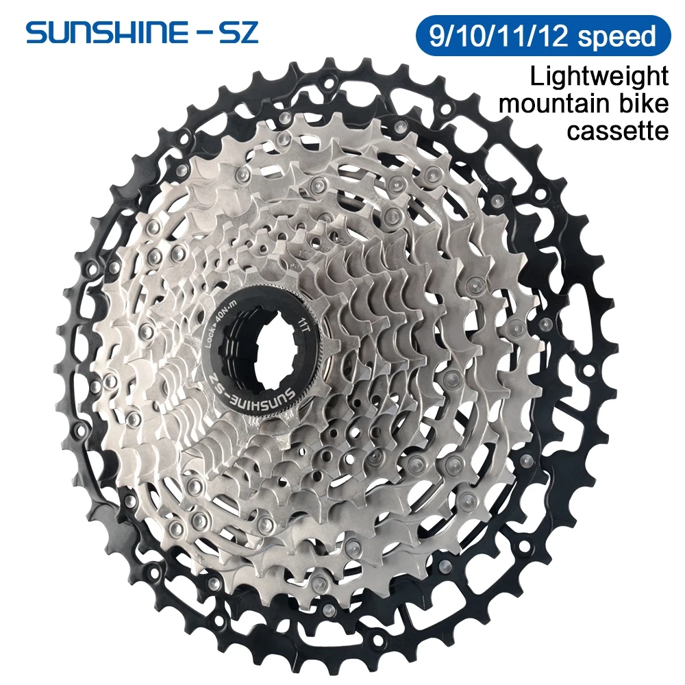 Sunshine MTB Cassette 9 10 11 12 Speed Mountain Bicycle Sprocket 10 ...