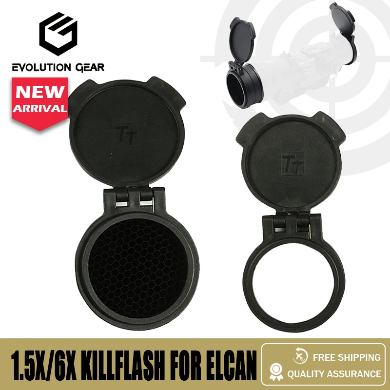 1.5x/6x Killflash Len Caps Cover Flip Lens Protection Cover Dust Cap ...