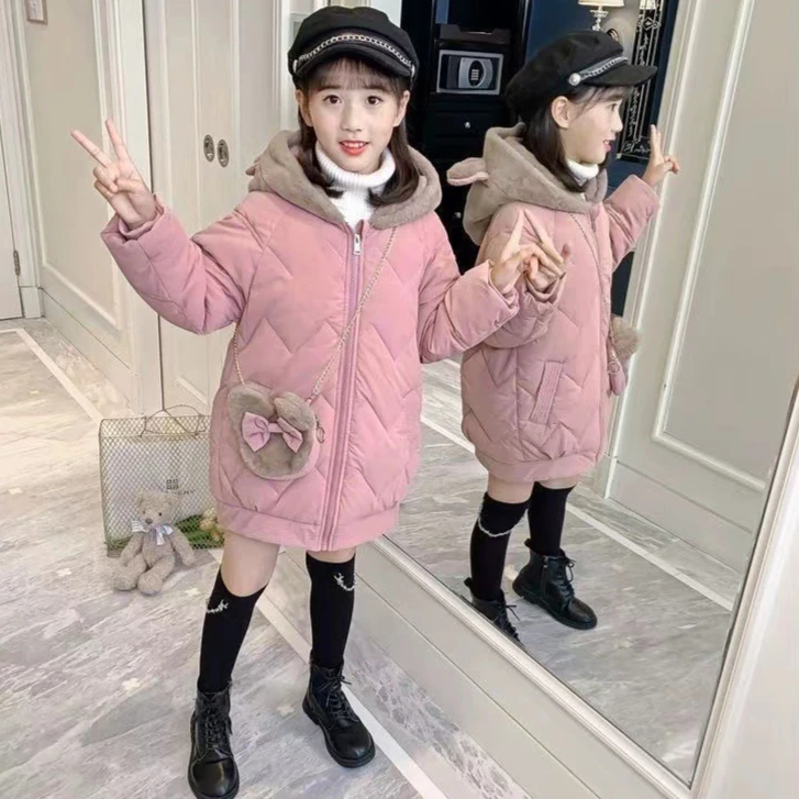 Girls' Cotton Clothes 2025 Autumn and Winter New Childrens Clothes ...